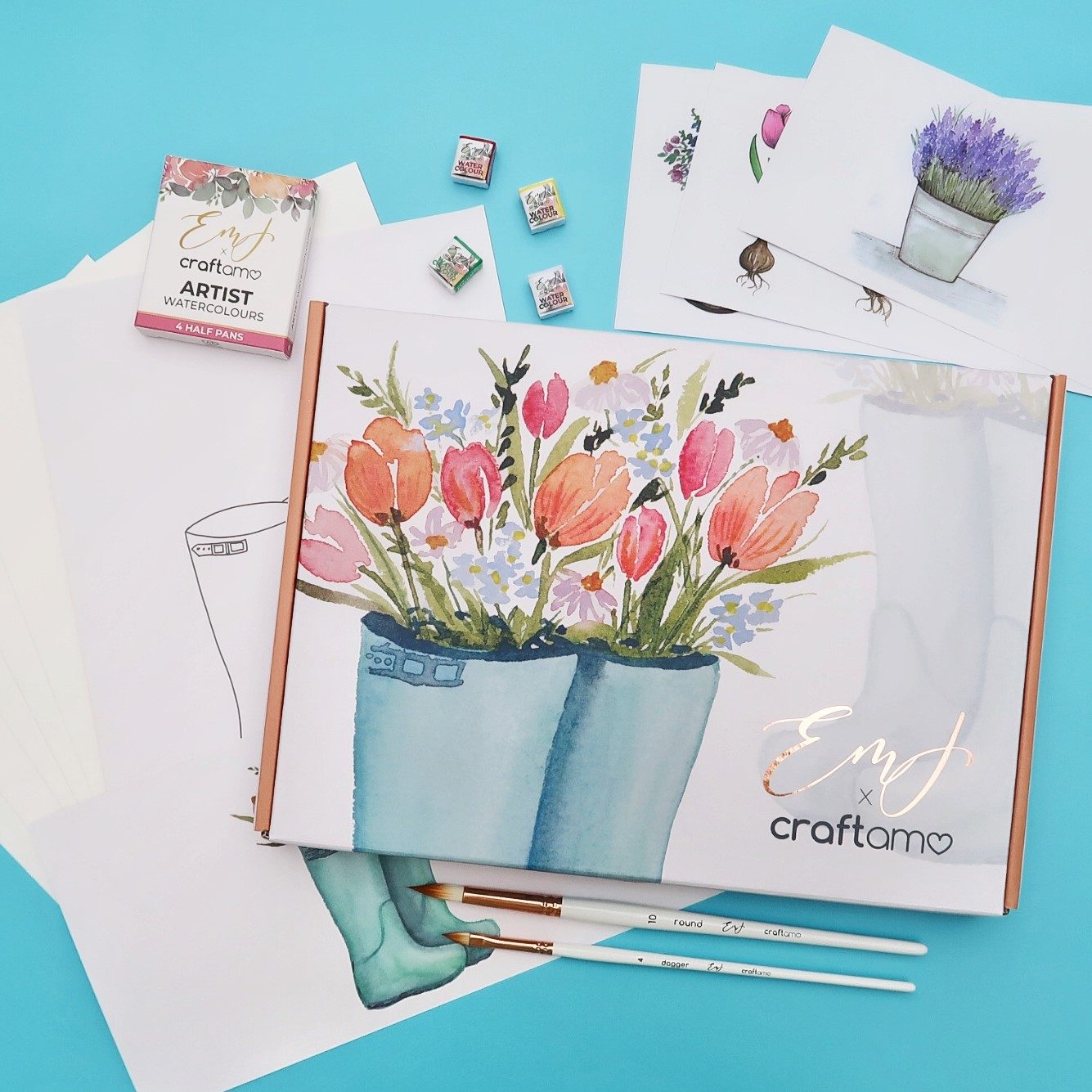 Emma Lefebvre X Craftamo / Paint With Emma April Box