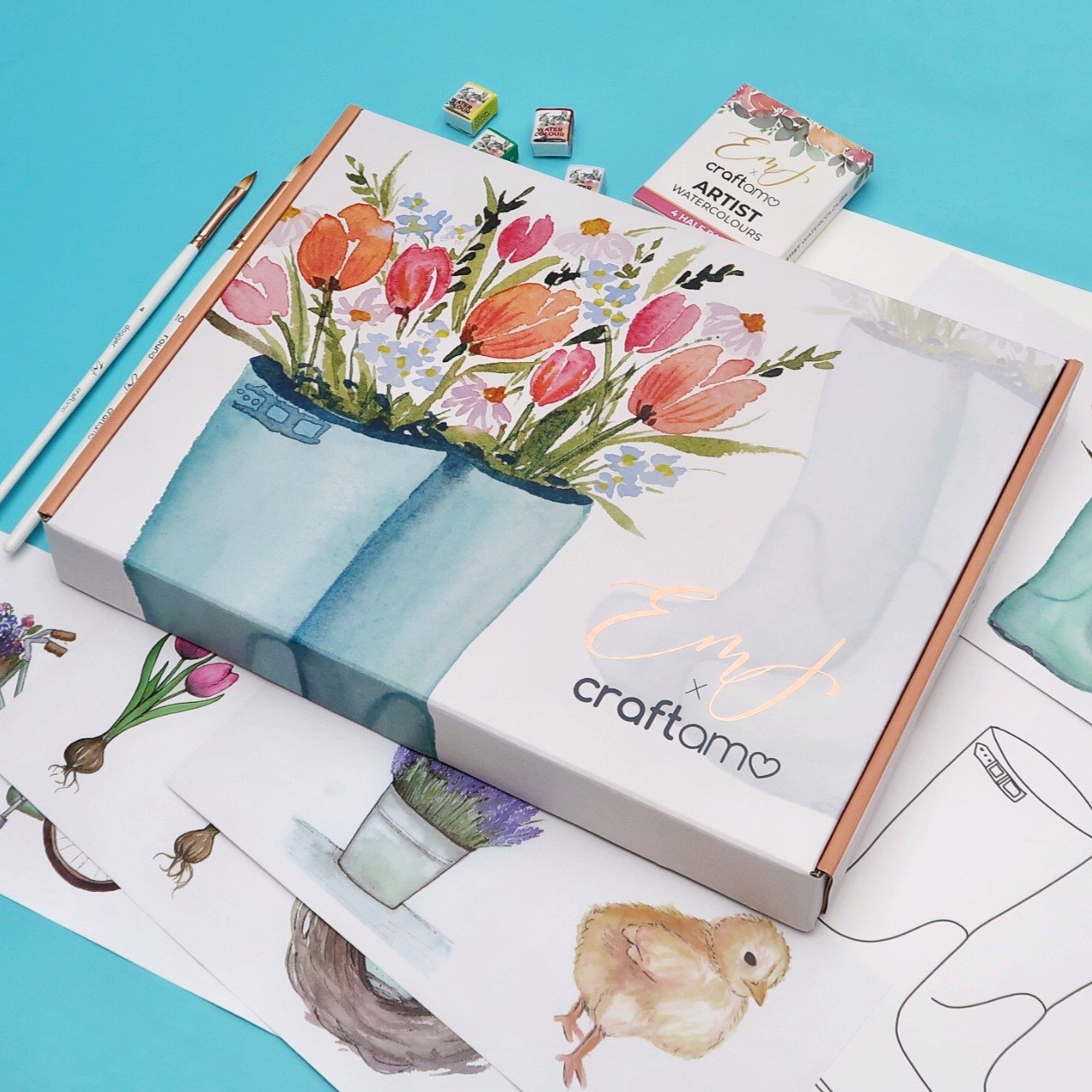 Emma Lefebvre X Craftamo / Paint With Emma April Box
