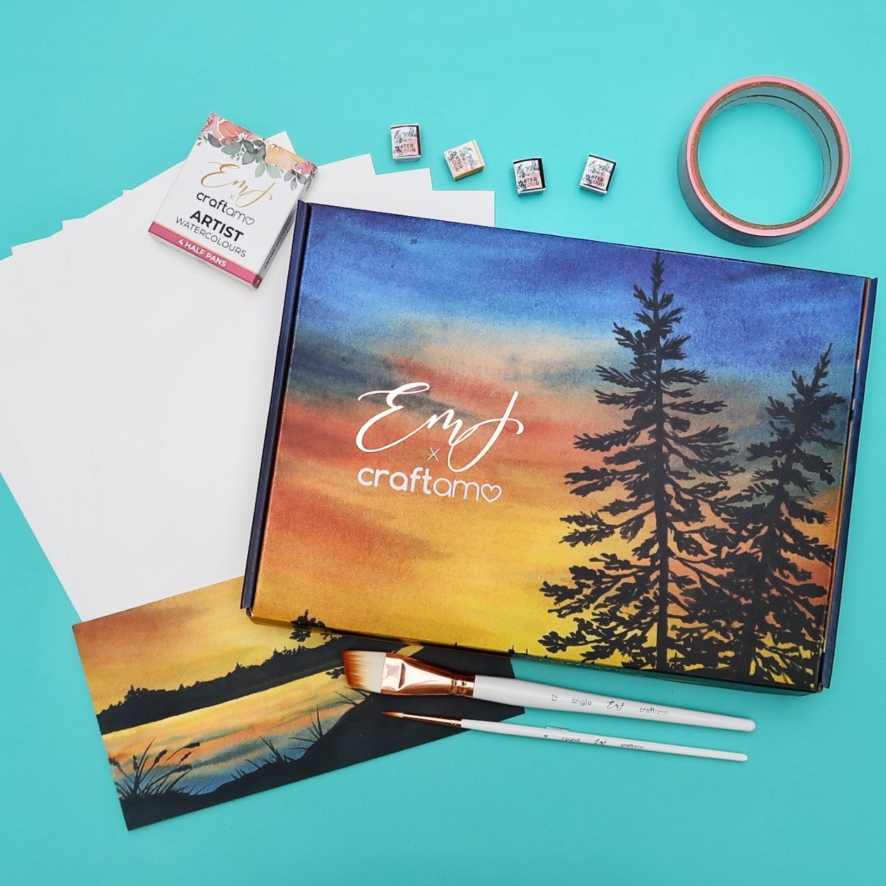 Emma Lefebvre X Craftamo / Paint With Emma August Box