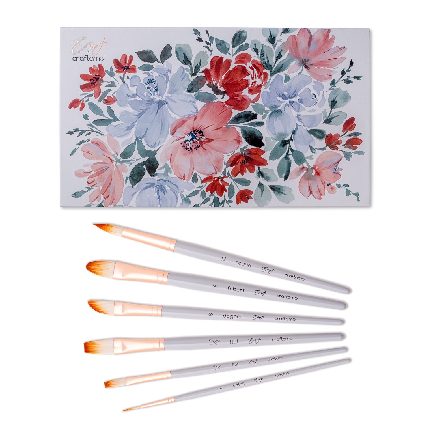 Emma Lefebvre X Craftamo - The Botanical Brush Set
