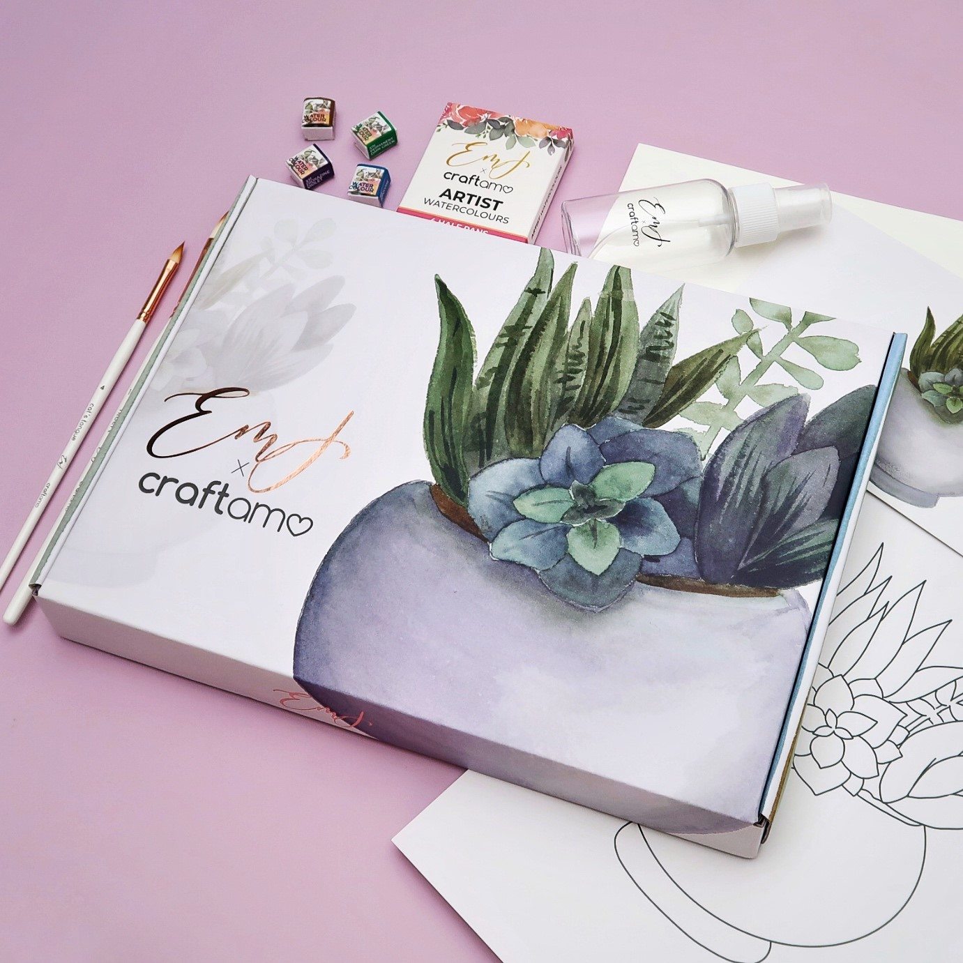 Emma Lefebvre X Craftamo / Paint With Emma March Box