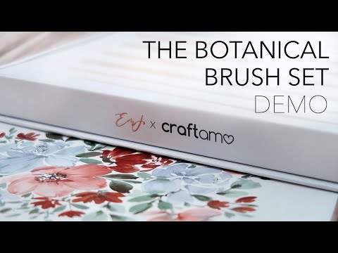 Emma Lefebvre X Craftamo - The Botanical Brush Set